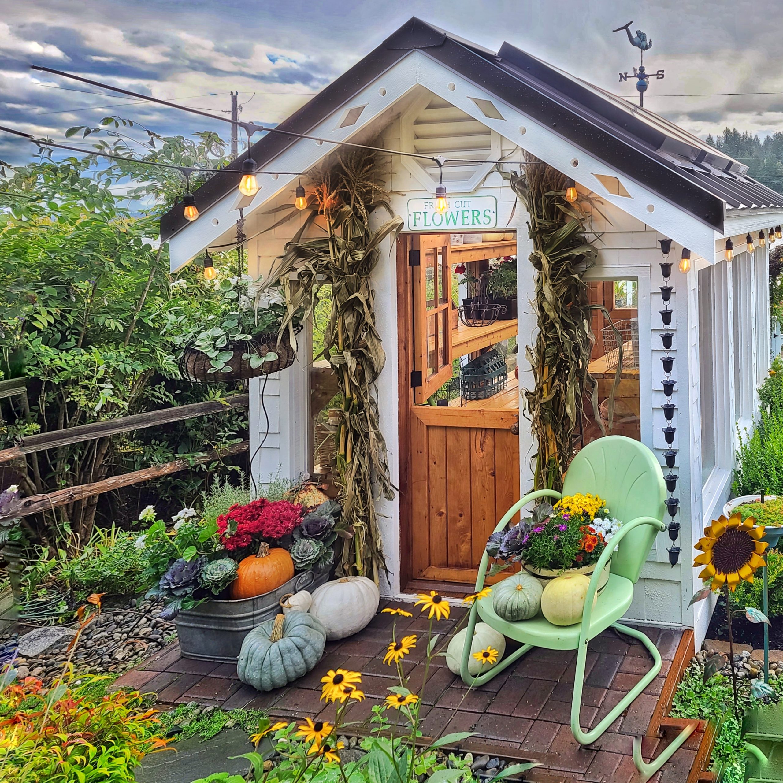Pacific Northwest Fall Garden Tour - Shiplap and Shells