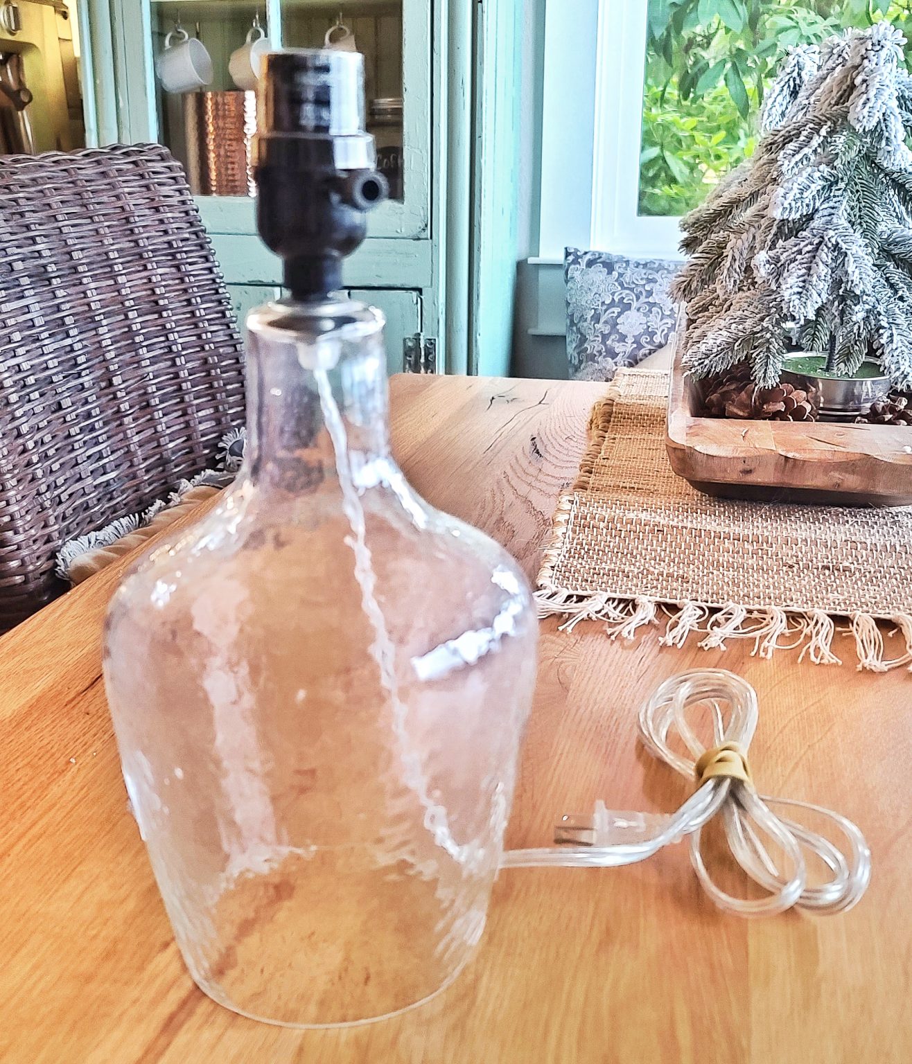 How to Create a Mercury Glass Lamp Base with a Twist - Shiplap and Shells