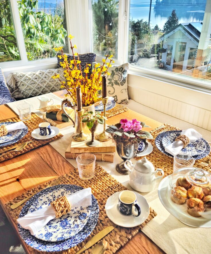 Creating a Tablescape with Beautiful Blooms and Touches of Spring ...