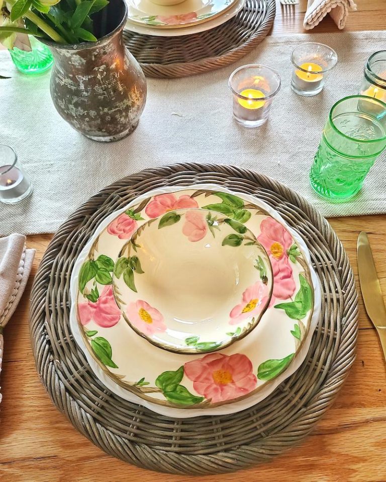 Welcoming Spring with a Beautiful Blooms and Vintage Dishware ...