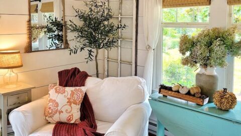 Fall Fresh Seasonal Home Tour with Cozy Cottage Style Touches - Shiplap ...