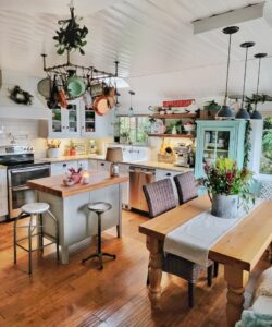 Vintage Inspired Cozy Cottage Style Christmas Home Tour - Shiplap and ...