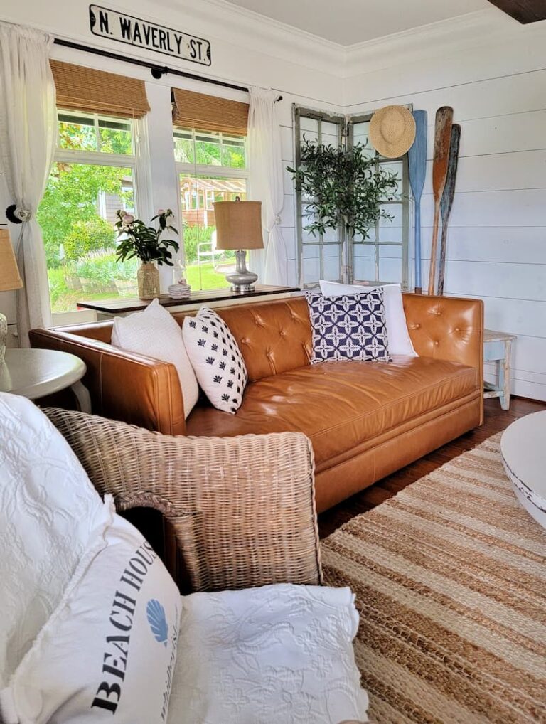 A Summer Home Tour of Our 1920s Beach Cottage (Part 1) - Shiplap and Shells