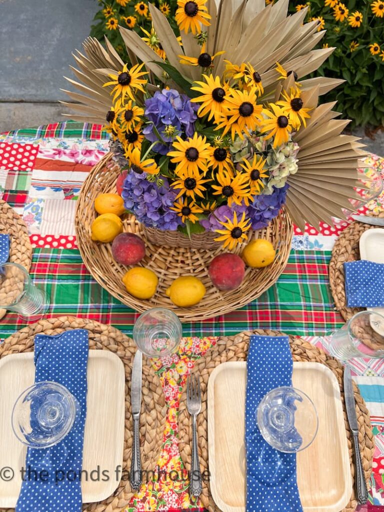 How to Create a Quick and Easy Summer Barbeque Tablescape - Shiplap and ...