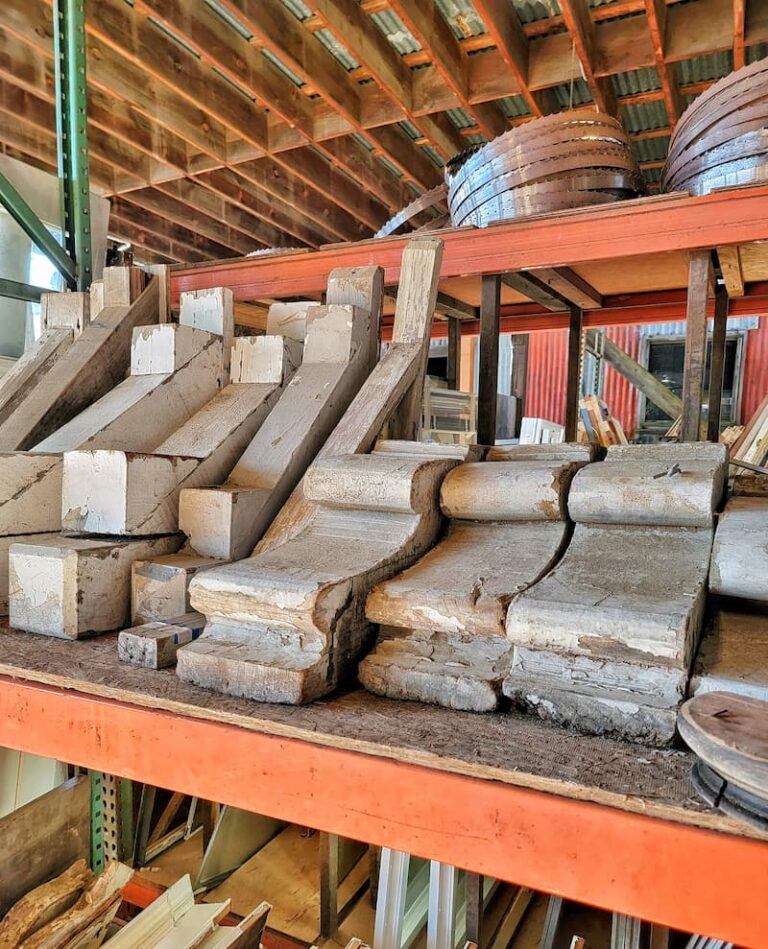 Using Architectural Salvage Finds to Refresh a Hallway - Shiplap and Shells
