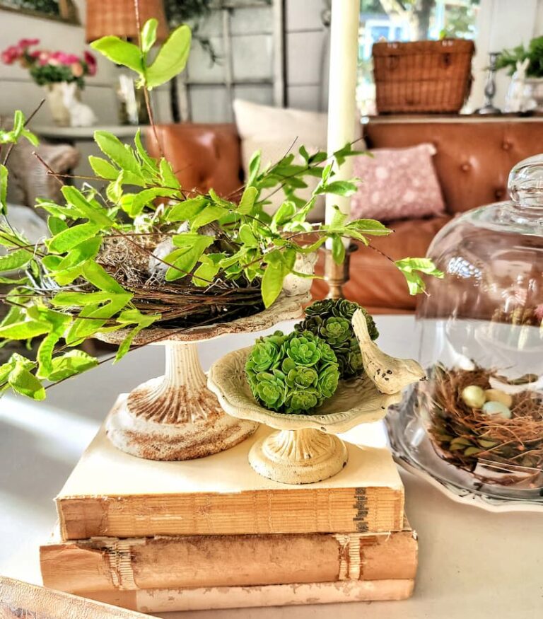 Celebrate Spring By Creating Simple Spring Home Decor Vignettes ...
