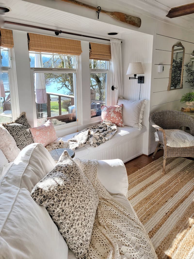 Spring Cottage Home Tour and Simple Decorating Ideas - Shiplap and Shells