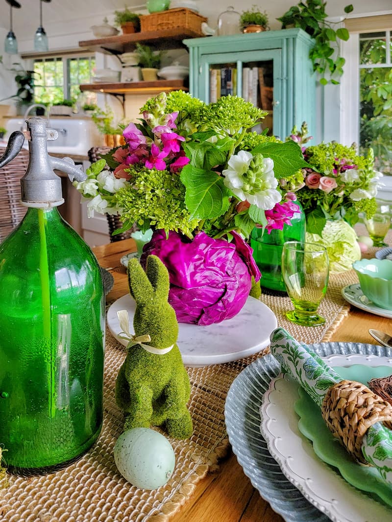 How To Create A Cabbage Vase For A Spring Flower Centerpiece Shiplap How To Create A Cabbage Vase For A Spring Flower Centerpiece Shiplap