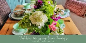 Spring Cottage Home Tour and Simple Decorating Ideas - Shiplap and Shells