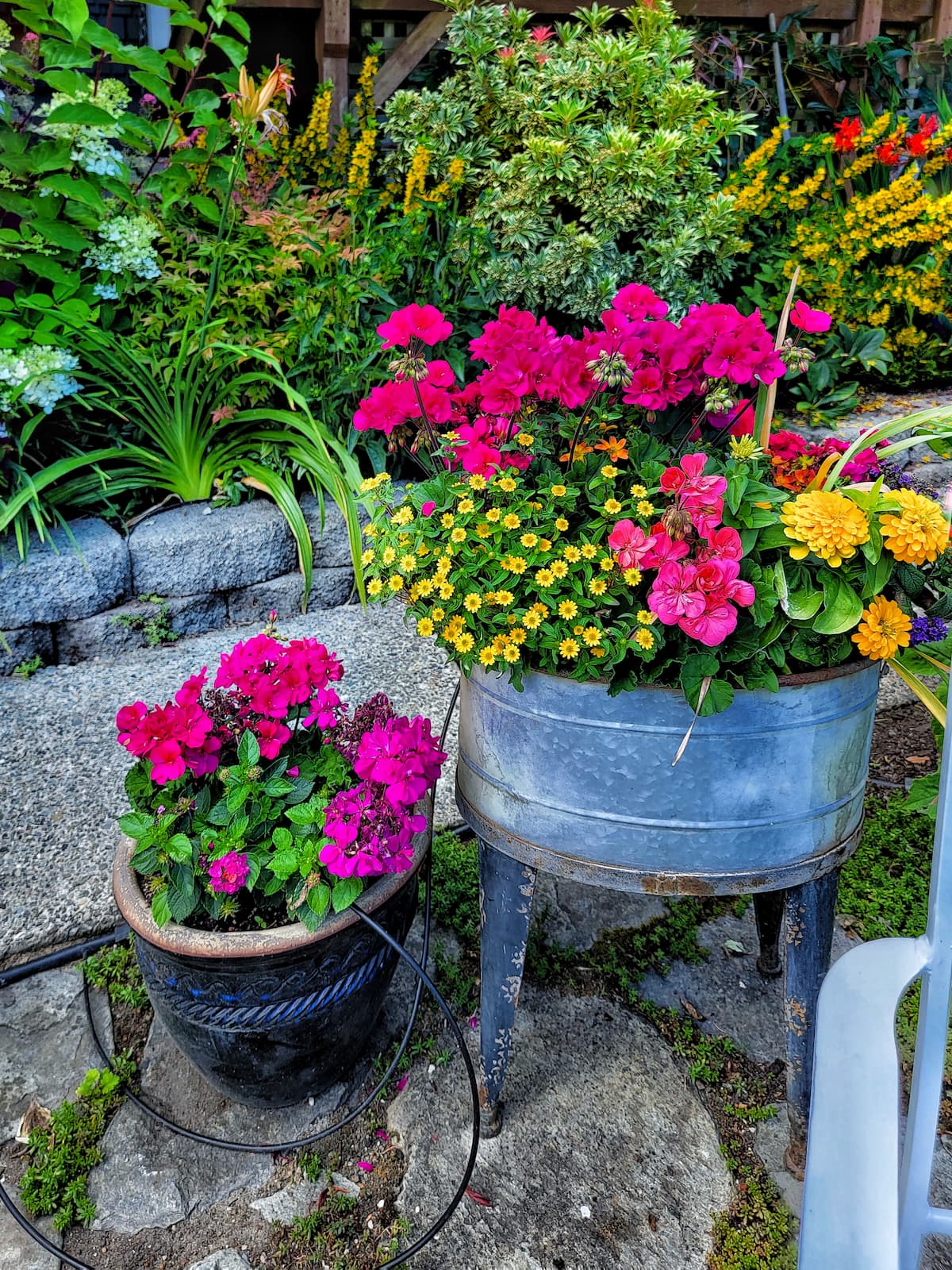Summer Floral Containers