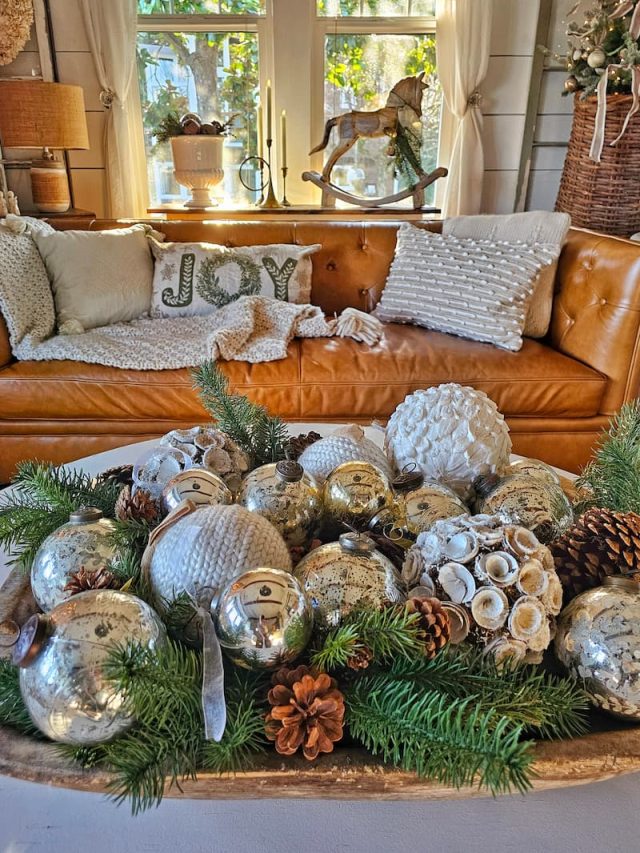 17 Ways to Decorate with Christmas Ornaments (Beyond the Tree ...